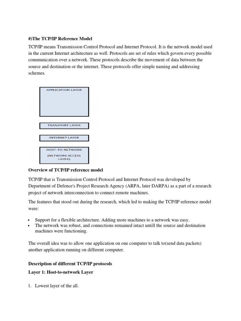 TCP Ip | PDF | Internet Protocol Suite | Internet Protocols