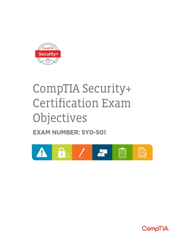 Comptia Security Sy0 501 Exam Objectives | PDF | Comp Tia | Cryptography