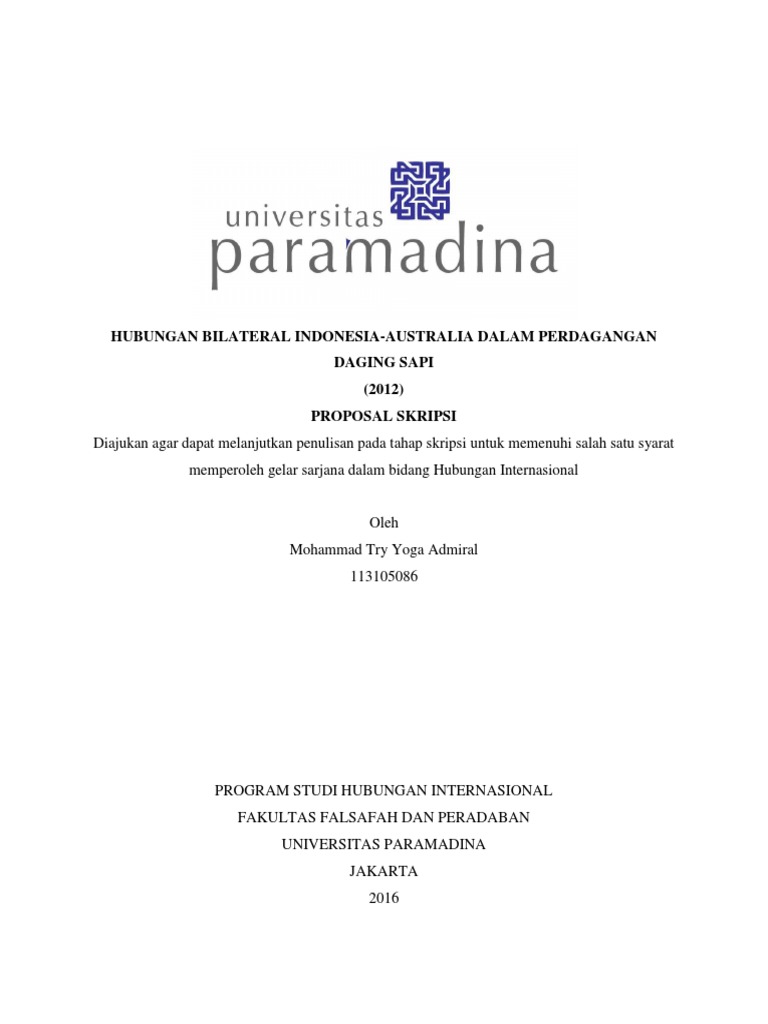 Cover Paramadina | PDF