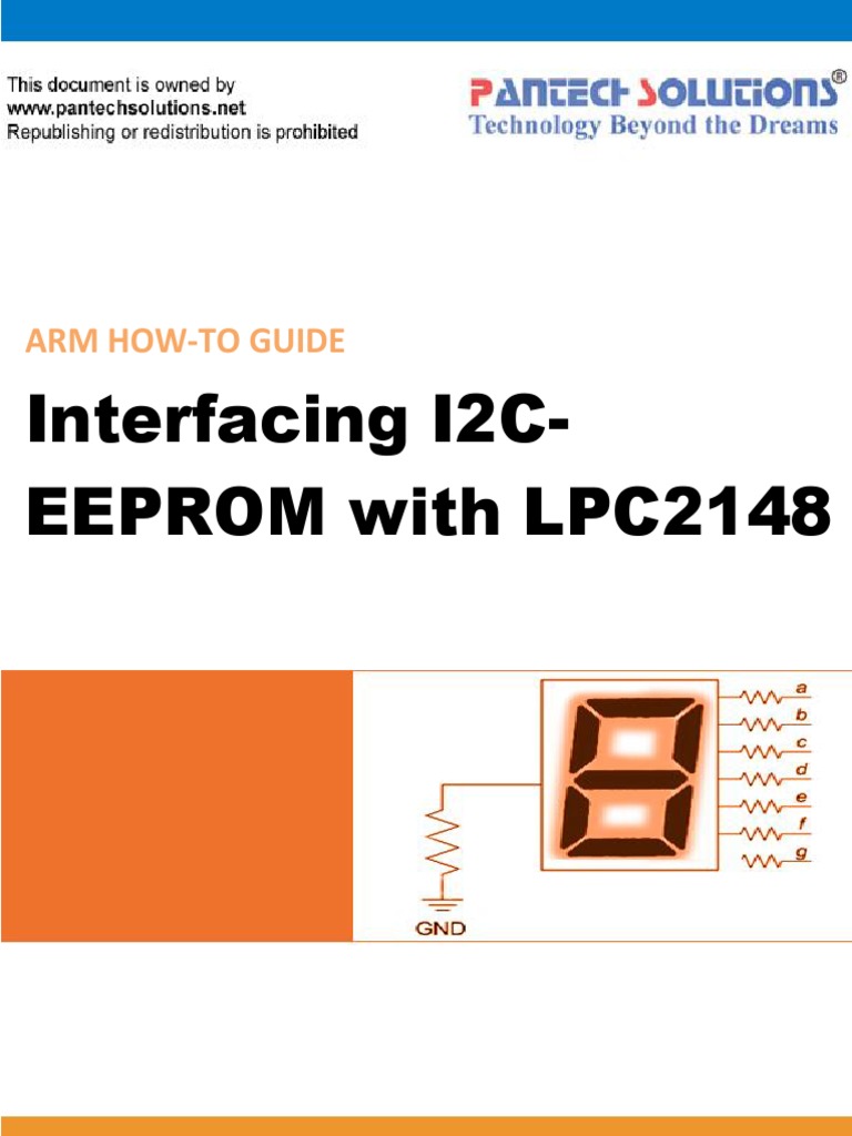 Interfacing I2c Eeprom With Lpc2148 Arm How To Guide Pdf Read Only Memory Microcontroller