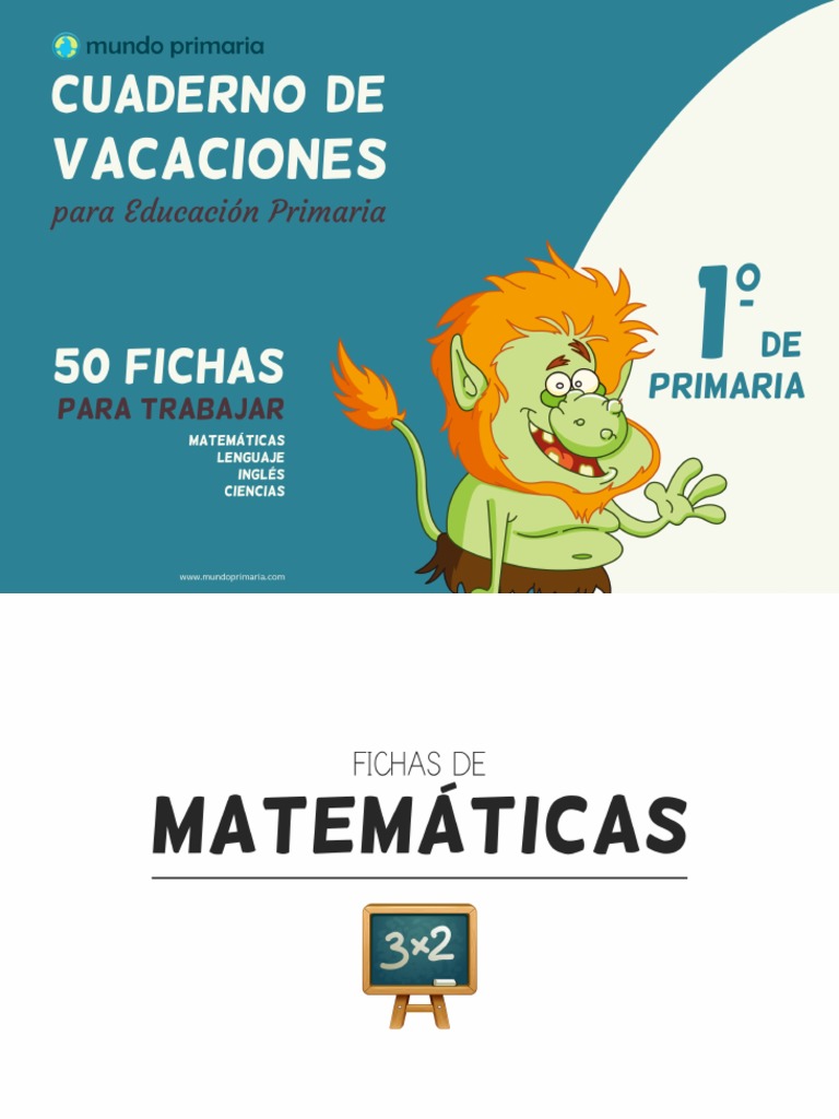 Fichas Verano 1 Primaria PDF | PDF