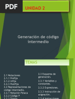 UNIDAD 2.-Generación de Código Intermedio | PDF