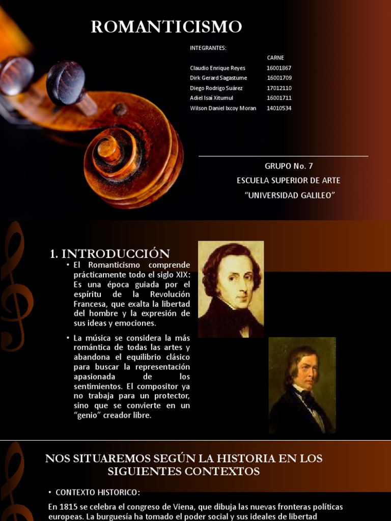 Romanticismo Exposicion | PDF | Musica romantica | Ópera