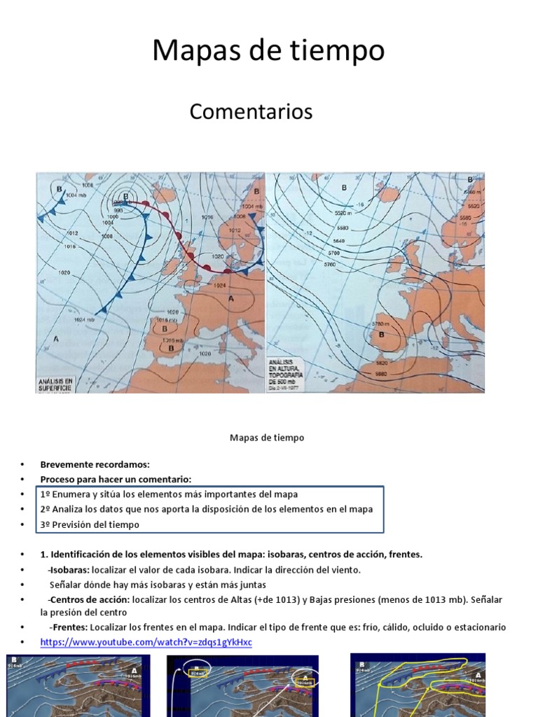 Análisis de Mapas Meteorológicos | PDF | Herida | Clima