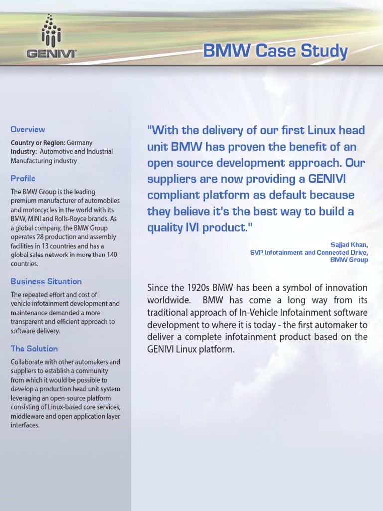 BMW Case Study Download 040914 | PDF | Supply Chain | Software ...