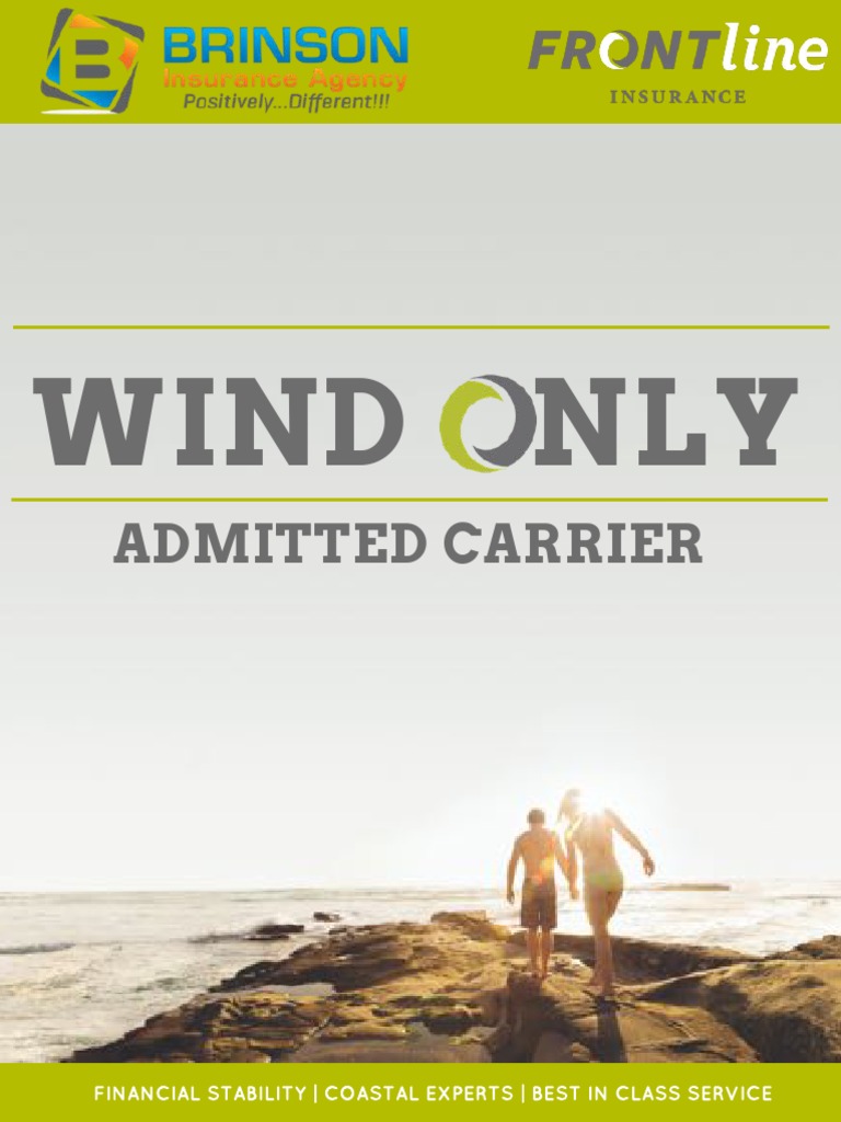 North Carolina Wind Only JONB PDF | PDF | Reinsurance | Insurance