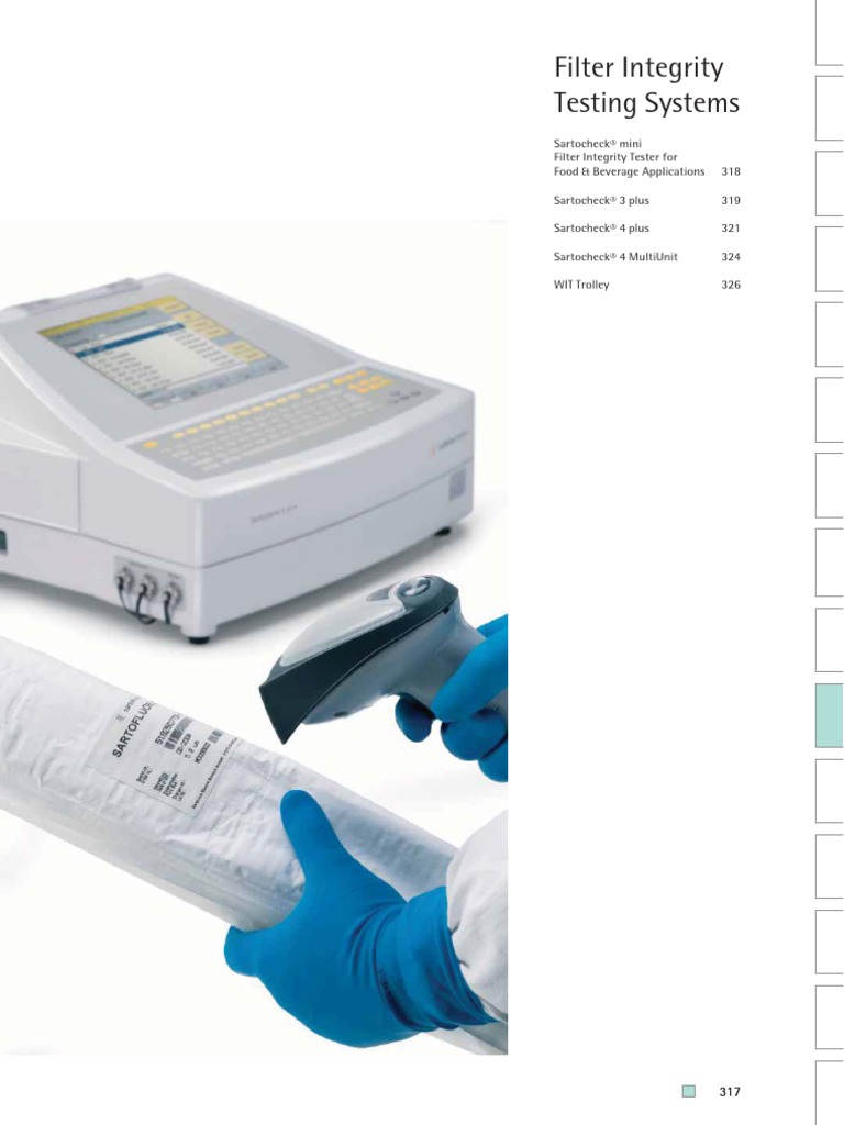 Filter Integrity Testing Systems | PDF | Image Scanner | Pressure