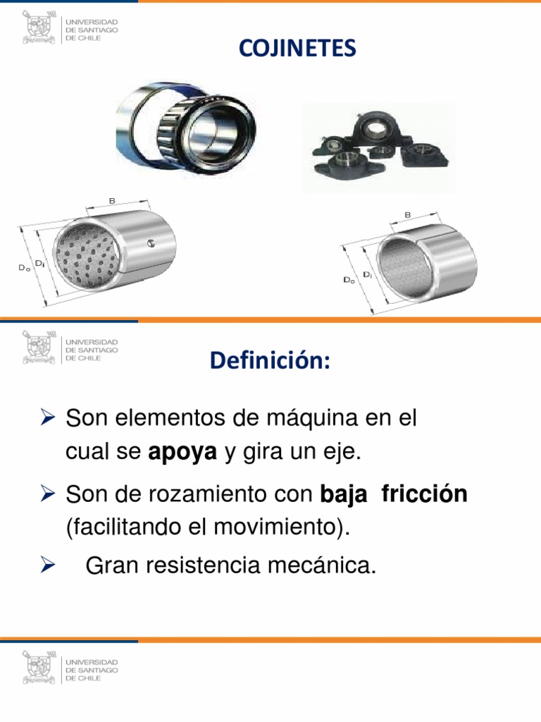 Cojinetes Máquinas Ingeniería Mecánica