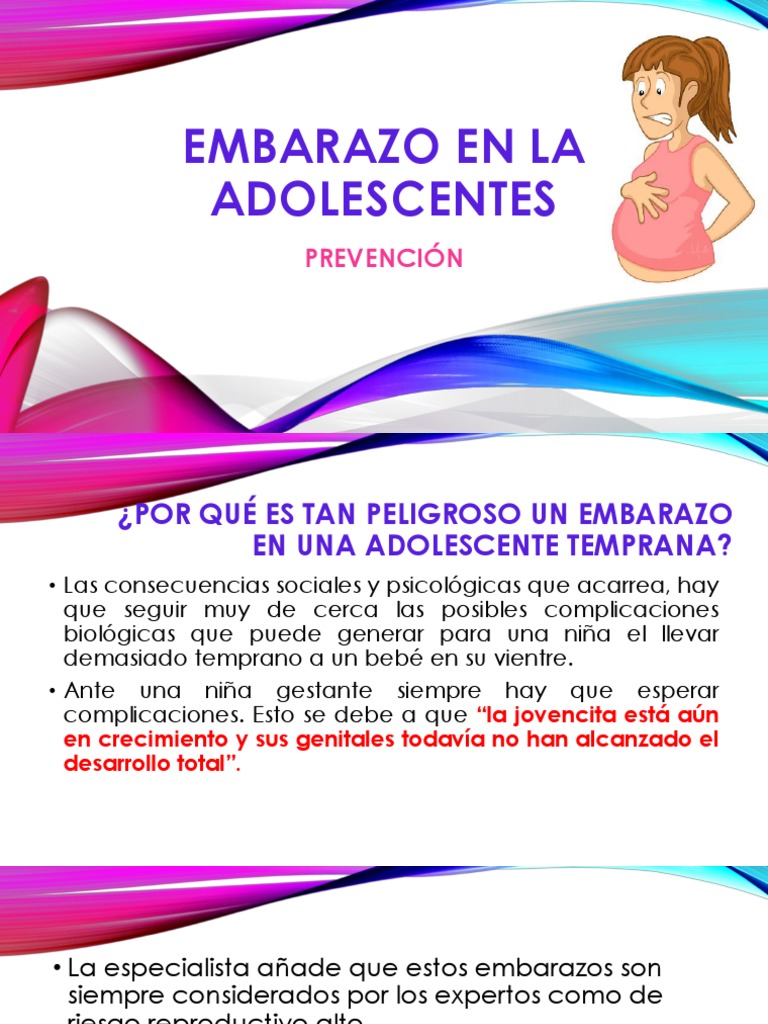 Riesgos del Embarazo Adolescente | PDF | El embarazo | Adolescencia