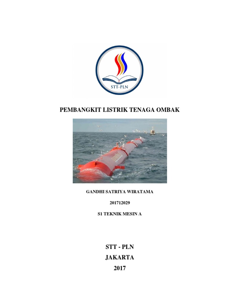 Pembangkit Listrik Tenaga Ombak di Indonesia | PDF | Griya & Taman ...