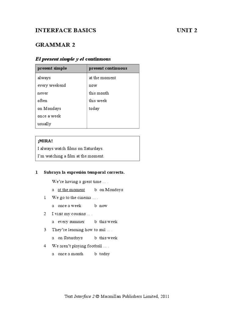 2º Basics 2 Grammar Unit 2 | PDF | Language Arts & Discipline