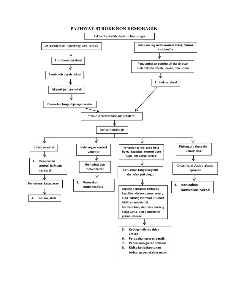 Pathway Stroke Non Hemoragik | PDF