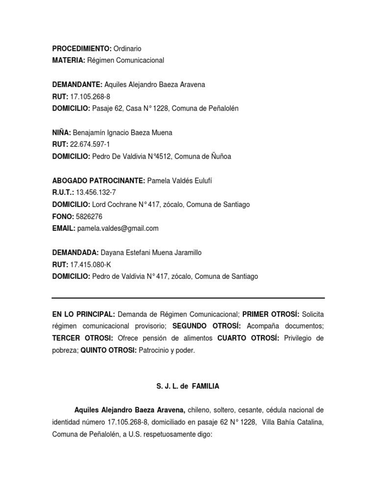 DEMANDA Relacion Directa y Regular | PDF