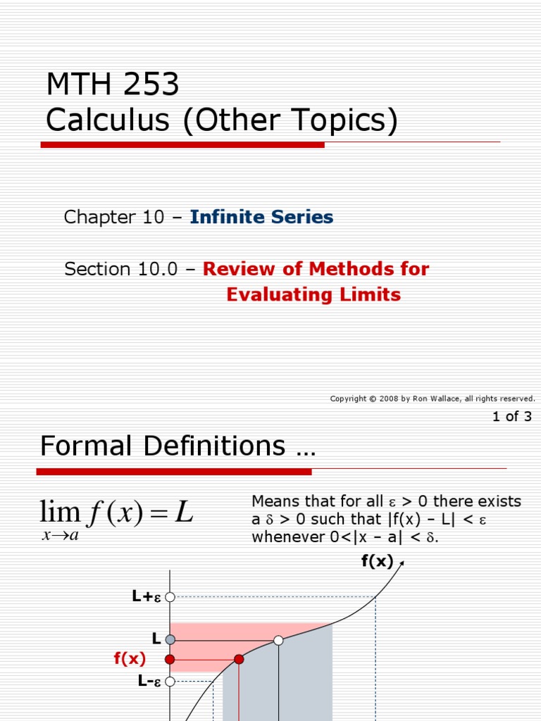 Infinite-Series.pdf | Series (Mathematics) | Sequence