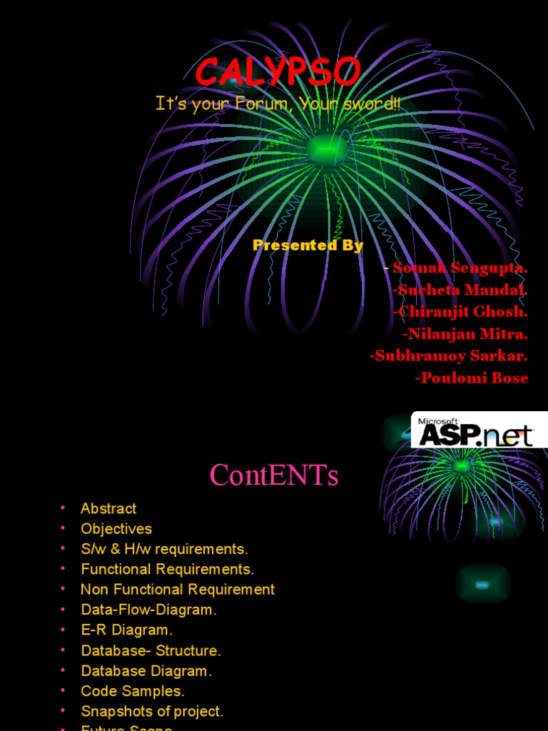 A Project On Dotnet | PDF | Internet Forum | Databases