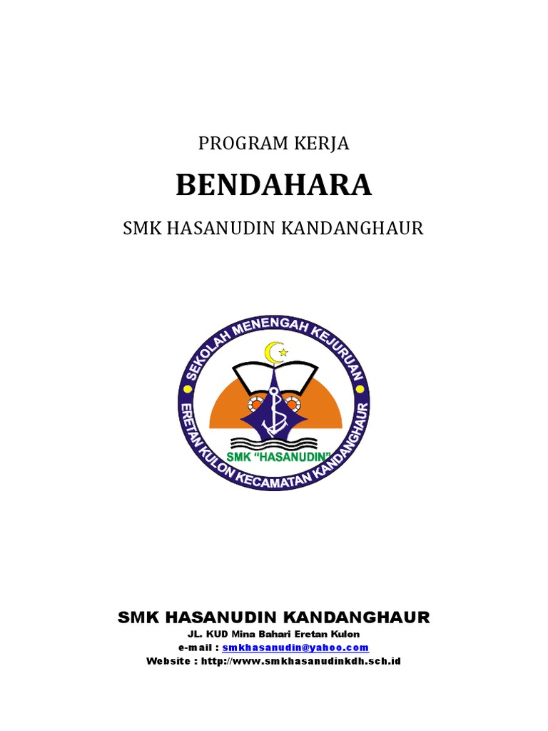 PROGRAM KERJA Bendahara | PDF