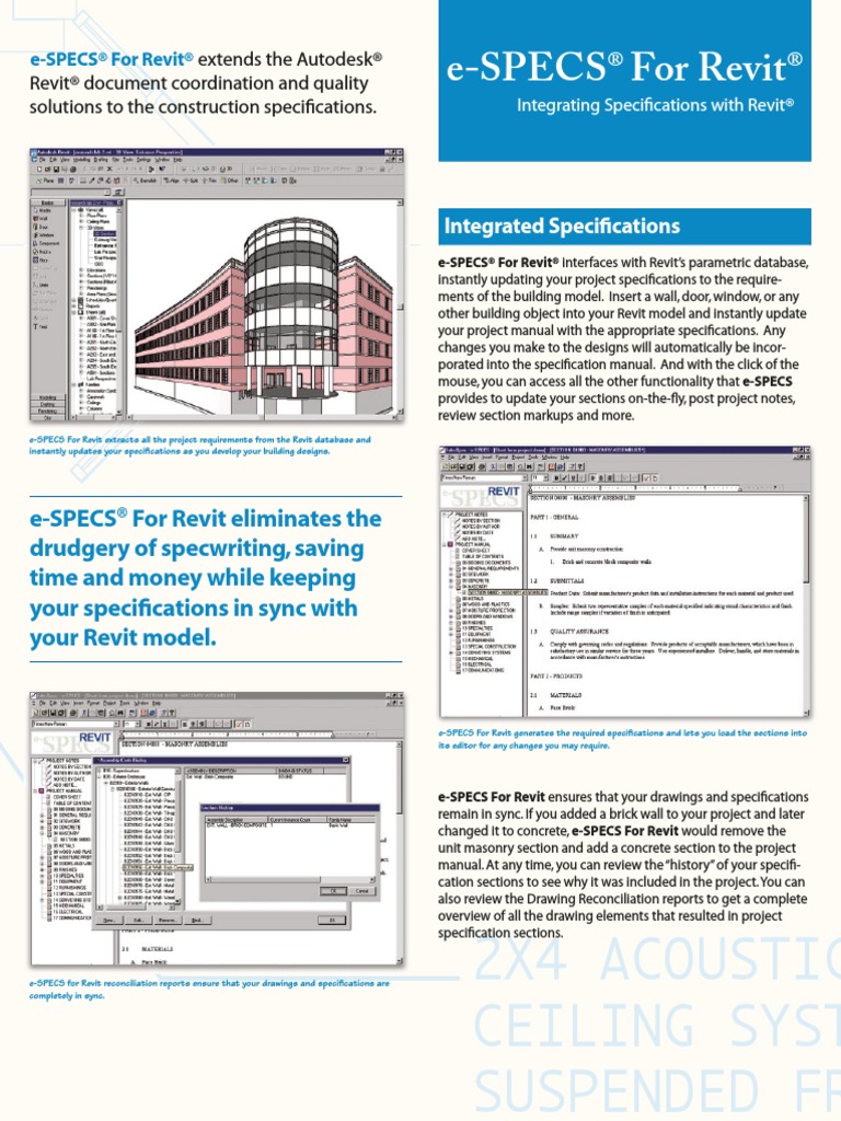 Especs Revit | PDF | Autodesk Revit | Computing