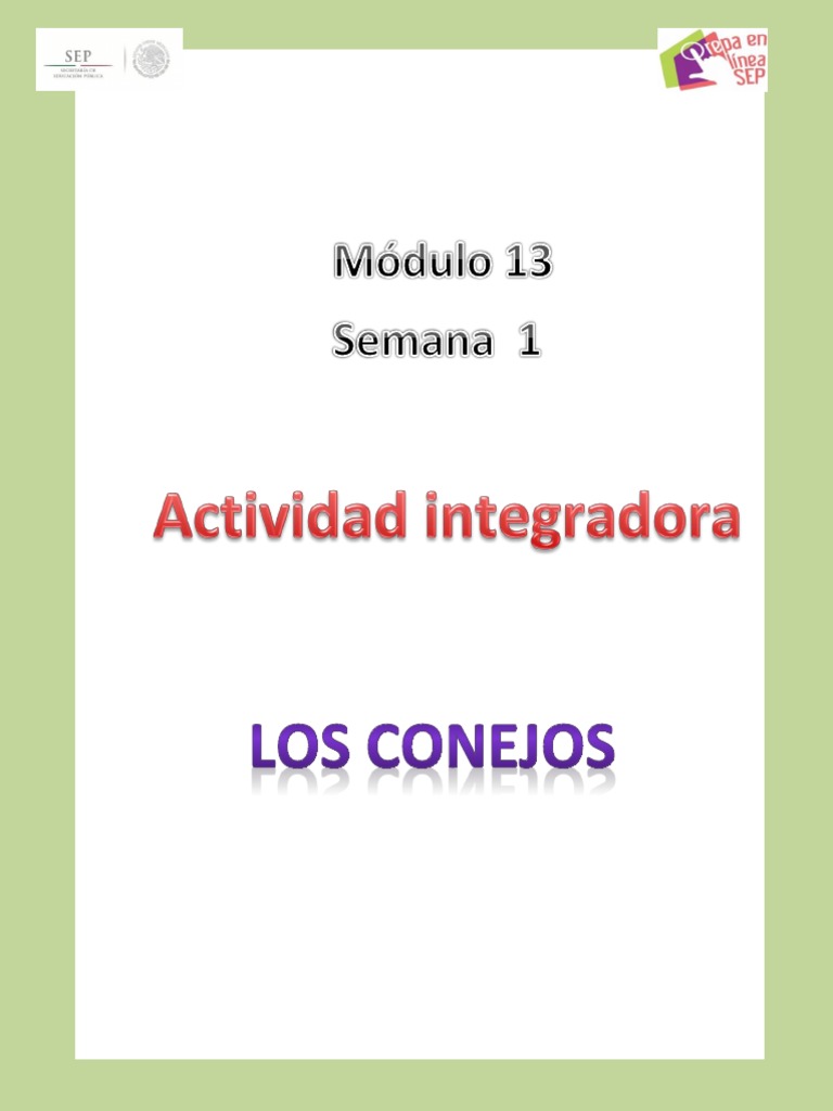 Geronimo Sanchez - Beatriz Del Carmen - M13S1 - Los Conejos | PDF ...