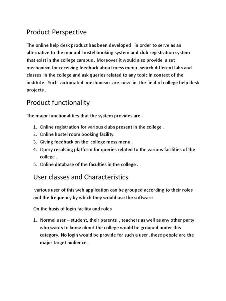 2.product Perspective | PDF | Databases | Information Retrieval