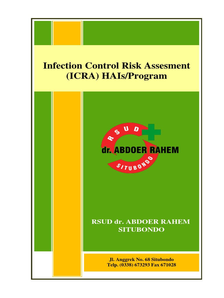Infection Control Risk Assesment (Icra) Hais/Program: Rsud Dr. Abdoer ...