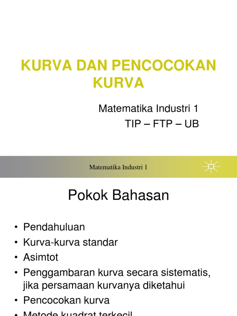 Kurva Dan Pencocokan Kurva | PDF