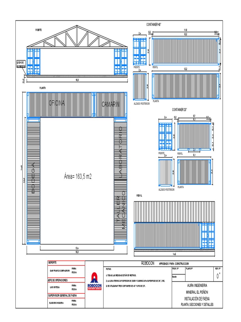 Diseño INSTALACION DE FAENA PDF | PDF