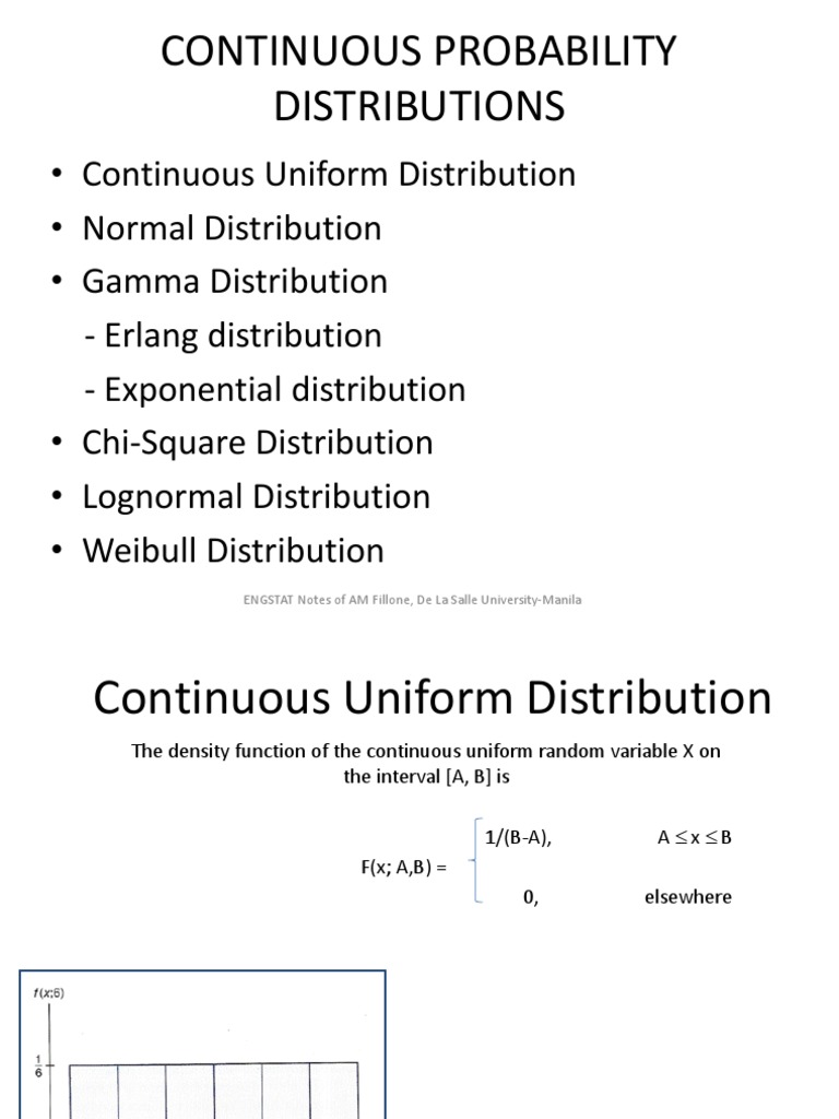 Continuous Probability Distributions Explained | PDF | Normal ...