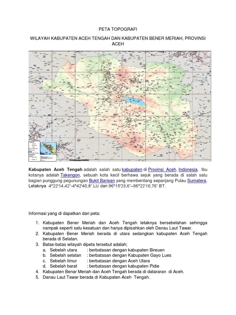 Peta Topograf Dan Tematik | PDF