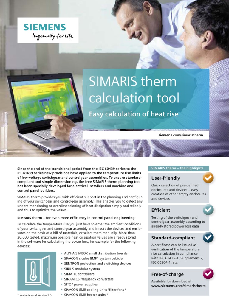 Siemens Simaris Therm en | PDF | 64 Bit Computing | Manufactured Goods