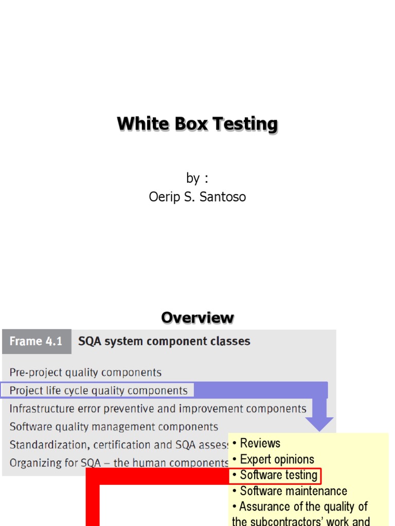 White Box Testing Overview and Methods | PDF | Software Testing ...