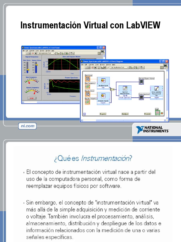 Introducción a LabVIEW y VIs Virtuales | PDF | Software | Áreas de ...