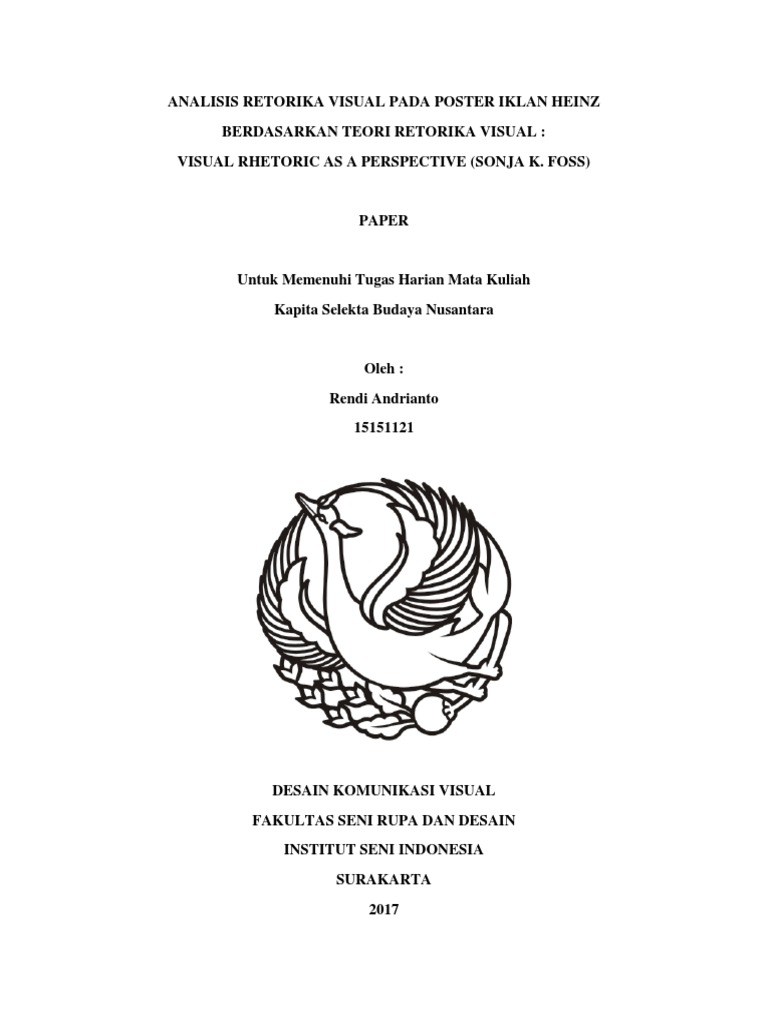 Analisis Retorika Visual Pada Poster Iklan Heinz | PDF | Rhetoric | Evaluation