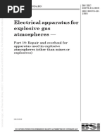 BS EN 60079 Standards Overview | PDF