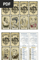 Regras Coup | Moeda | Cartas de Baralho