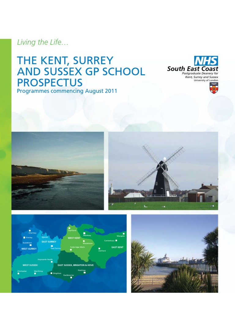 KSS GP School Training Prospectus | PDF | Kent | General Practitioner