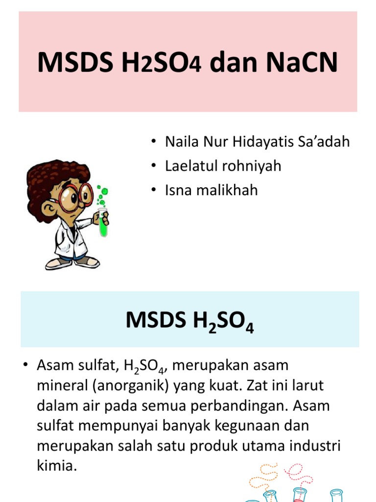 Msds H2so4 Dan Nacn | PDF
