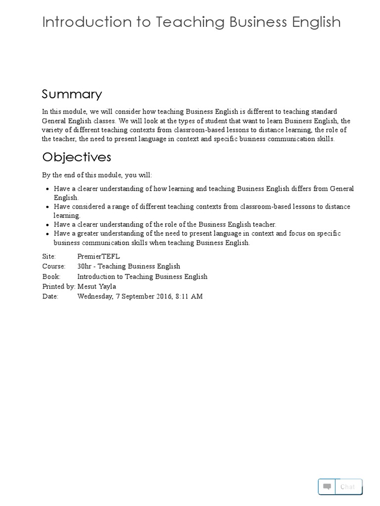 Teaching Business English Guide | PDF | Distance Education | Teachers