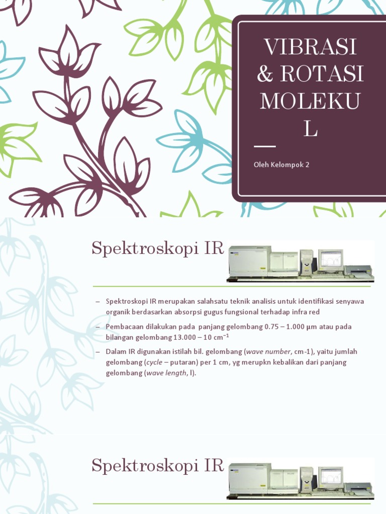 Vibrasi & Rotasi Molekul | PDF