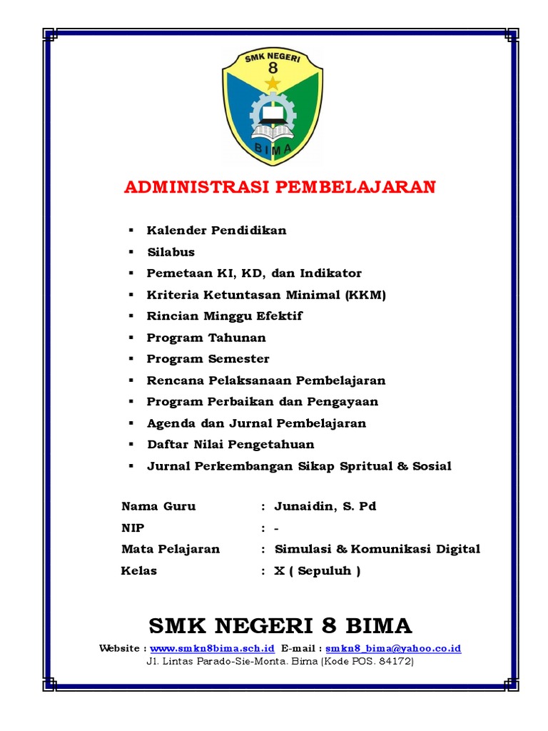 Cover Perangkat Pembelajaran | PDF | Seni