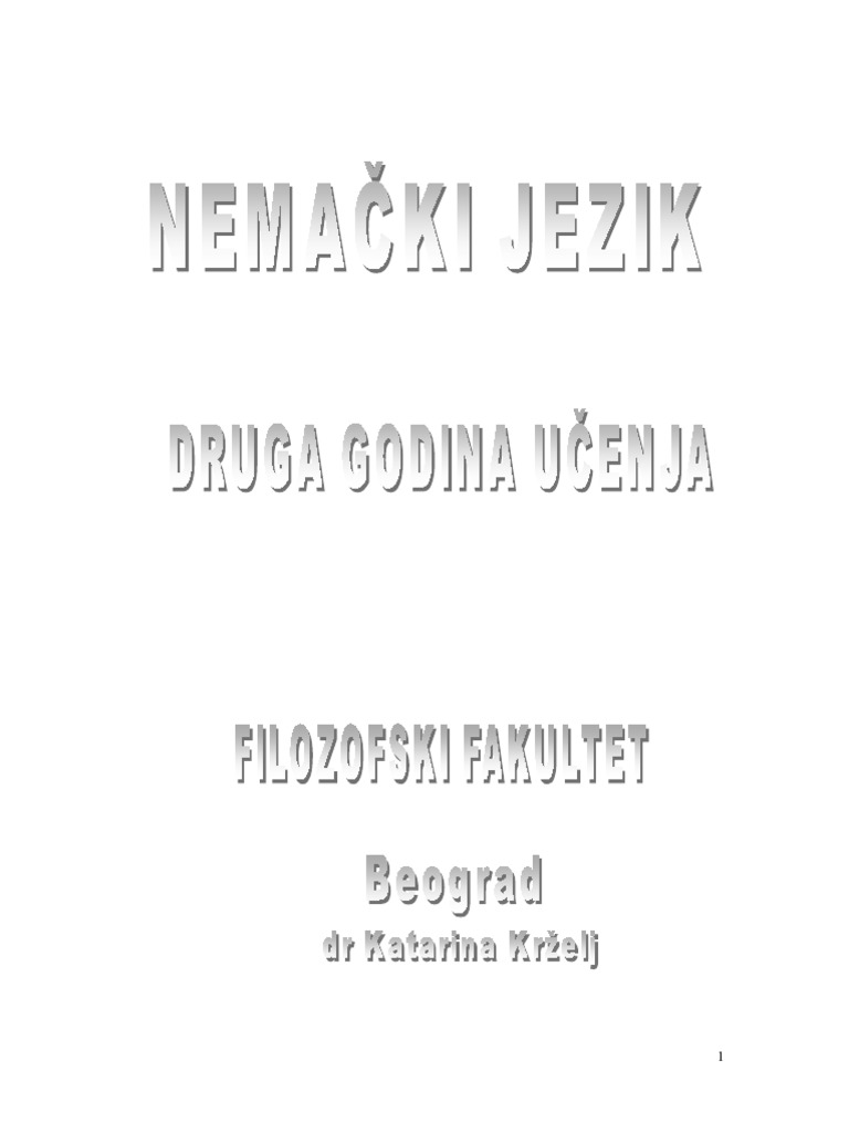 Skripta 2016 (II-1) PDF | PDF