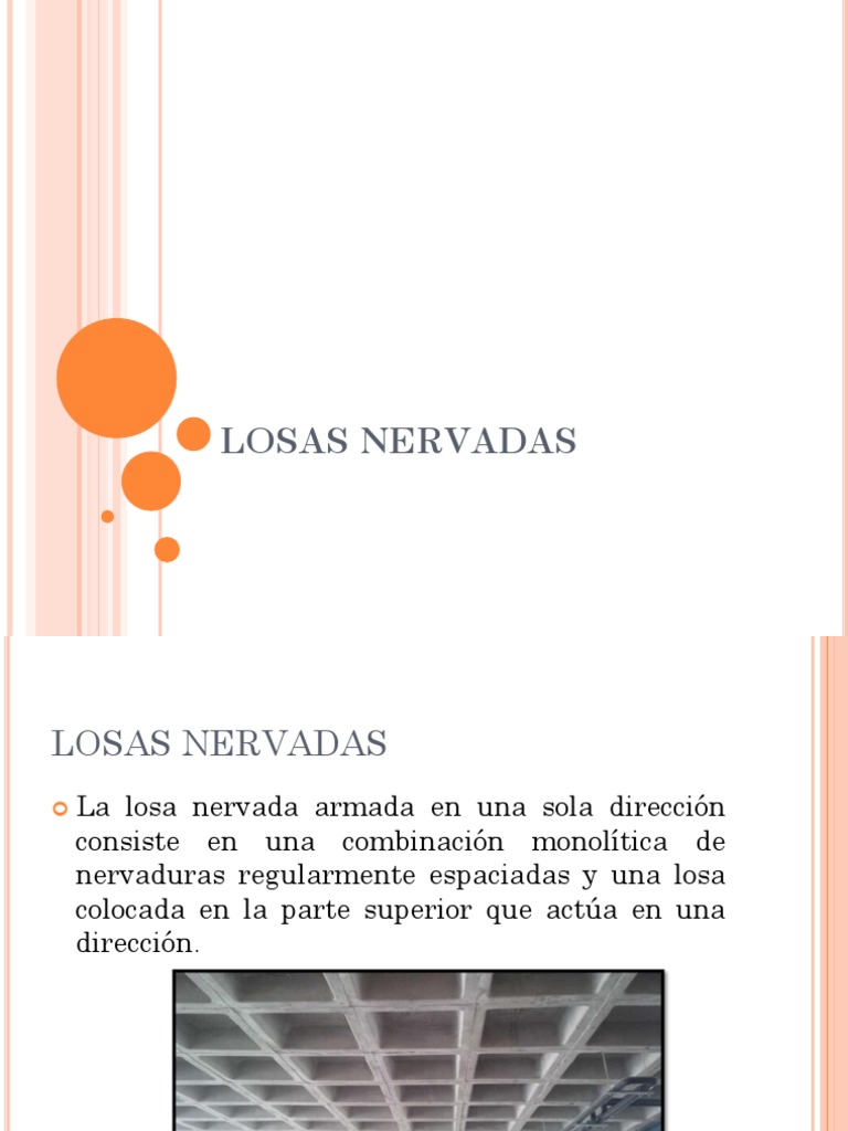 Losas Nervadas | PDF | Resistencia Eléctrica y Conductancia | Hormigón