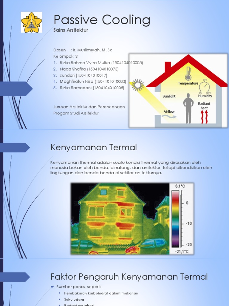 Strategi Pendinginan Pasif dalam Arsitektur | PDF