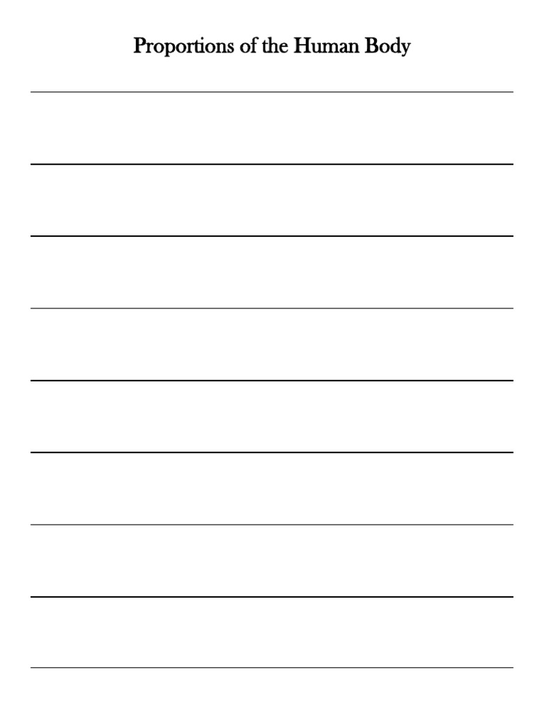 Human Body Blank 8 Sections | PDF