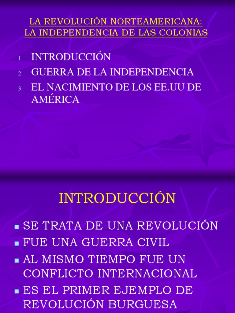 La Revolución Norteamericana | PDF | Presidentes de los Estados Unidos ...