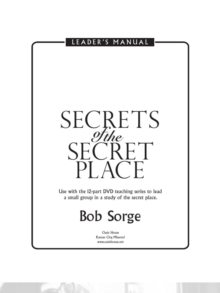 Bob Sorge 1 | PDF | God The Father | Prayer