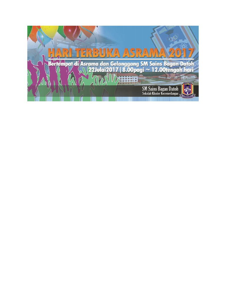 Banner Hari Terbuka Asrama | PDF