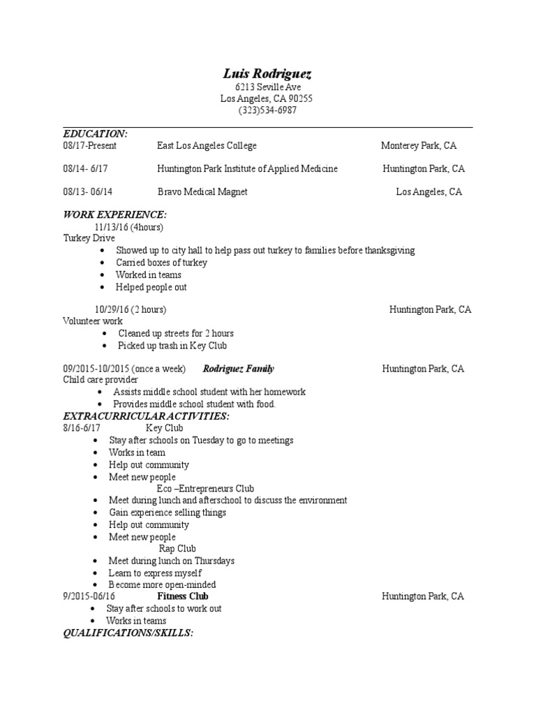 Luis Updated Resume | PDF | Learning | Schools