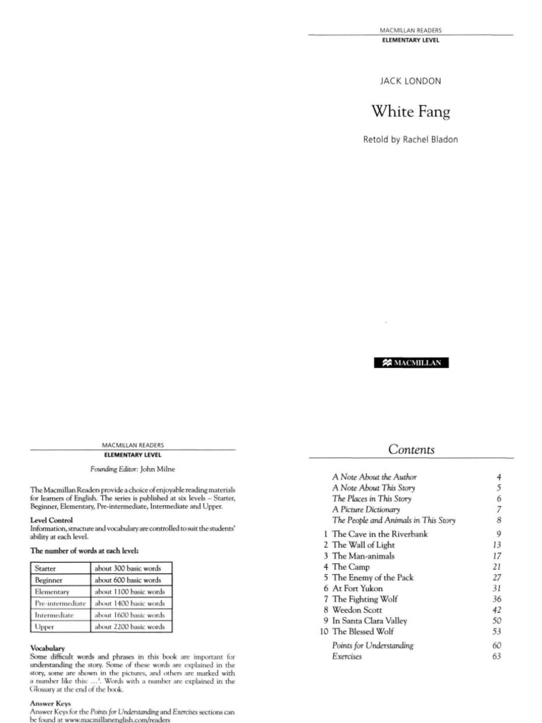 Jack London - White Fang PDF | PDF