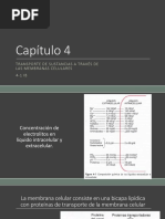 Fisiologia de Guyton Resumen Capitulo 4 | PDF | Bicapa lipídica | Membrana celular