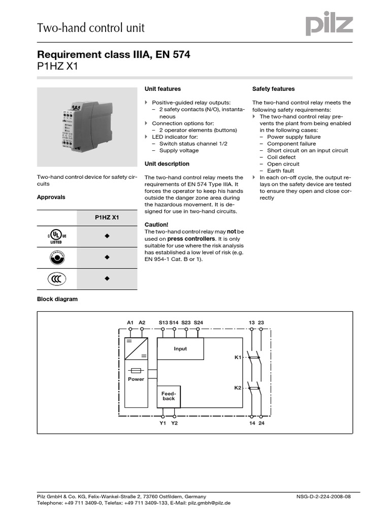 P1HZ X1 en | PDF | Relay | Electrical Connector
